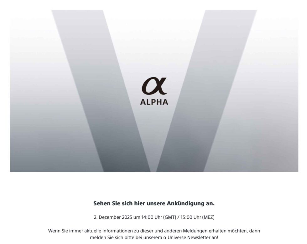 Sony Alpha 7 V: Release, Specs, Preis – alle News & Gerüchte im Überblick - Alpha-Magic Fotografie