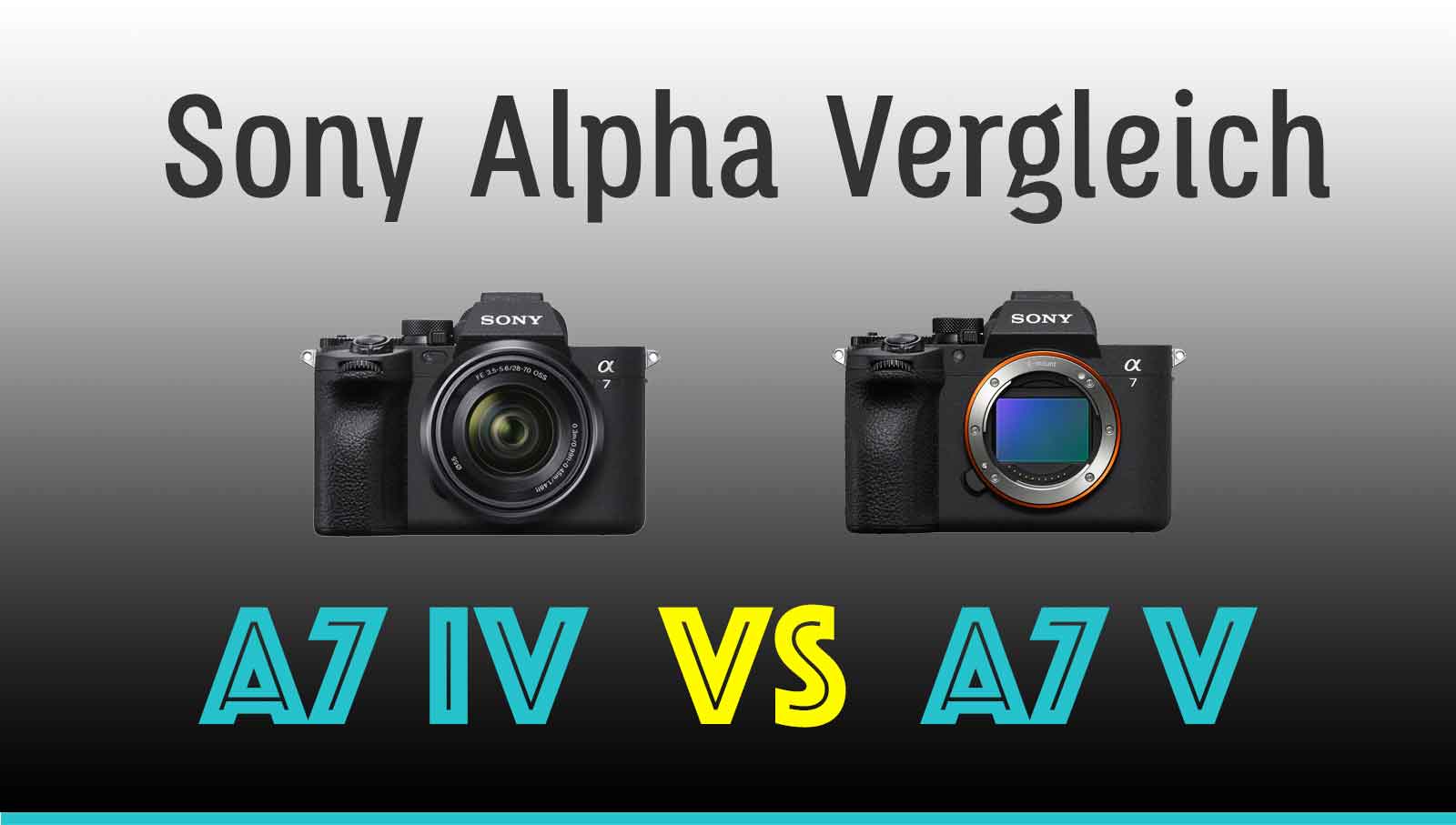 Sony A7 IV vs A7 V: Lohnt sich das Upgrade? (Vergleich + Empfehlung ...